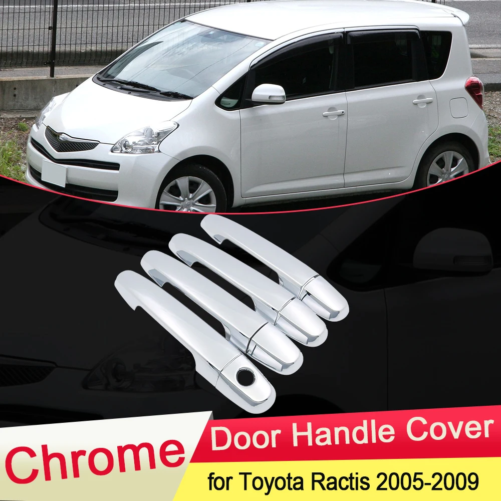 for-Toyota-Ractis-XP100-2005-2006-2007-2008-2009-Luxuriou-Chrome-Door ...