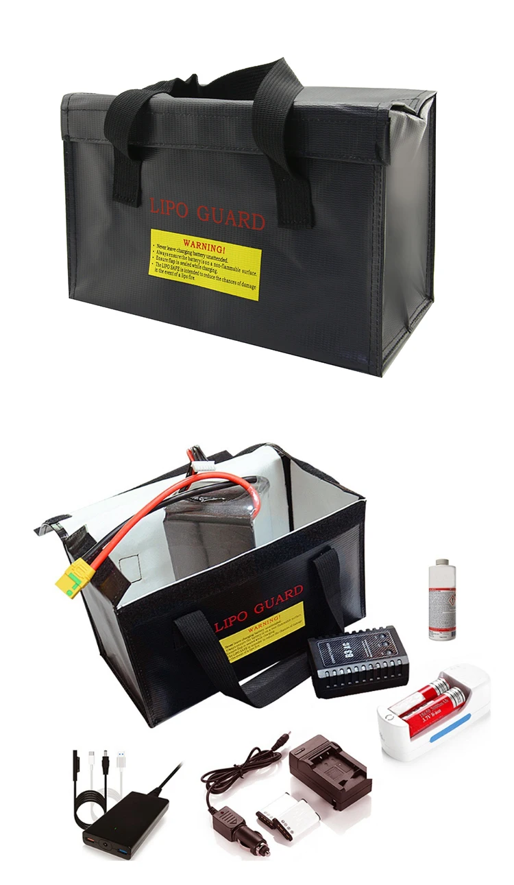 Fireproof Safety Bag LiPo Battery Portable Lipo Guard Explosion Proof ... Fireproof Safety Bag LiPo Battery Portable Lipo Guard Explosion Proof ...