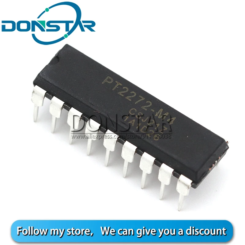 Piezas de 5 PT2272 L4, PT2272 M4, DIP18, PT2264, PT2272, DIP, PT2262 ...