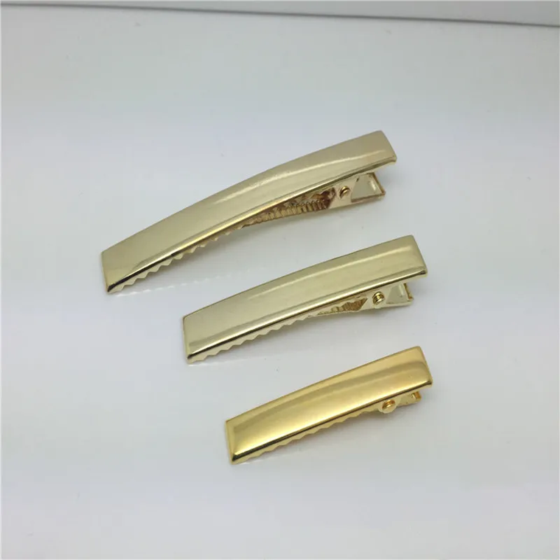 100pcs High Quality Gold color Clip, Duckbill Clips, DIY Headwear ...