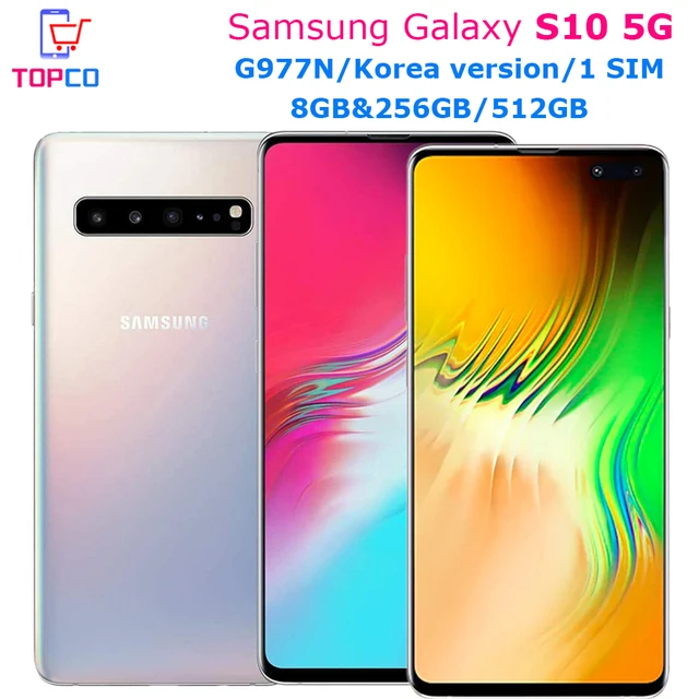 Original Samsung Galaxy S10 5G G977N Unlocked 5G Cell Phone 6.7″ 8GB ...