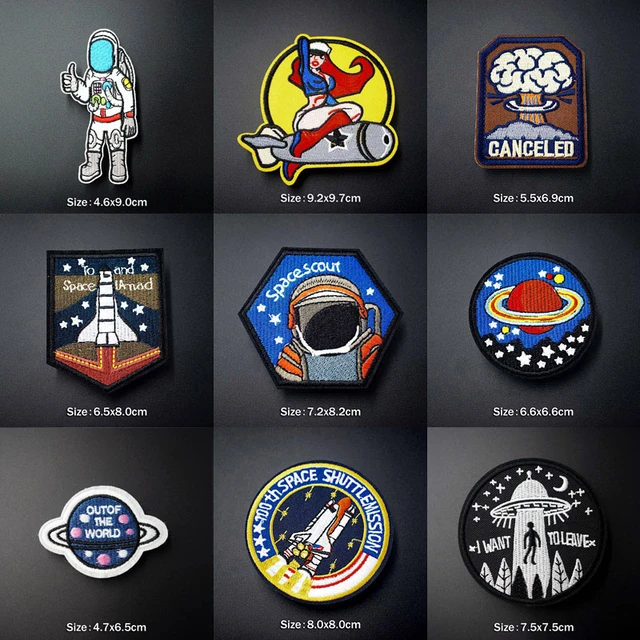 Uniforms Astronaut Patches With Eagle