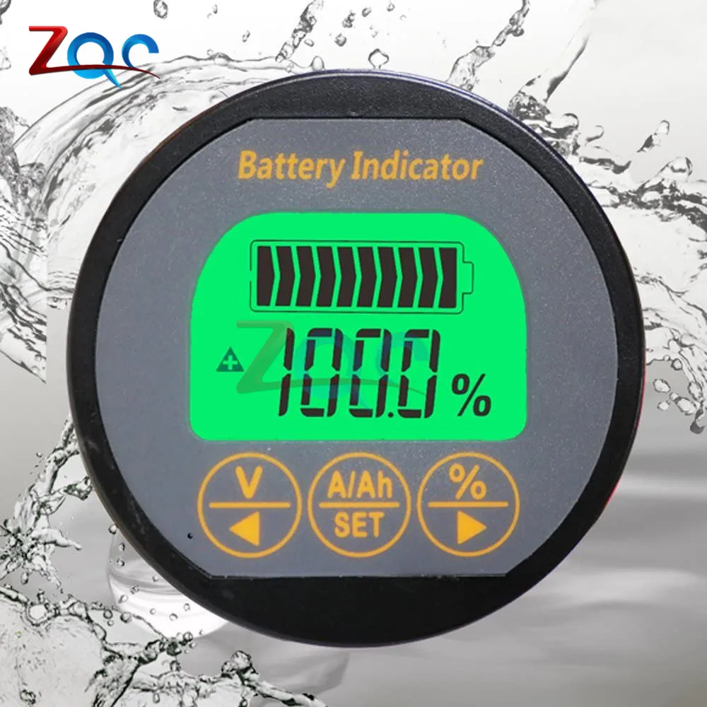 Waterproof-Digital-Voltage-Current-Capacity-Meter-Detector-100V-350A ...