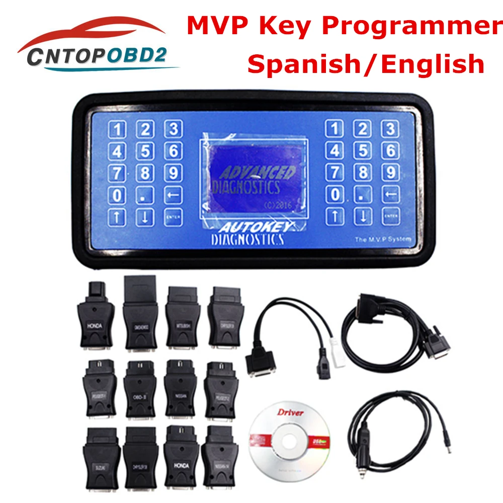Programador de llaves MVP V16.9, herramienta de diagnóstico de coche para varios coches, mejor ...