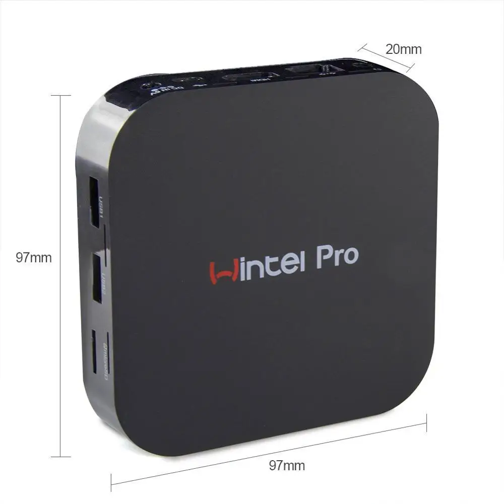 Genuine Wintel W8 Pro Mini PC Box Windows10 Home OS 2GB/32GB BT4.0 RJ45 ...