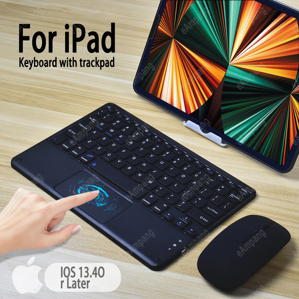 Backlit-TouchPad-Keyboard-for-iPad-Tablet-Phone-Android-IOS-Windows ...