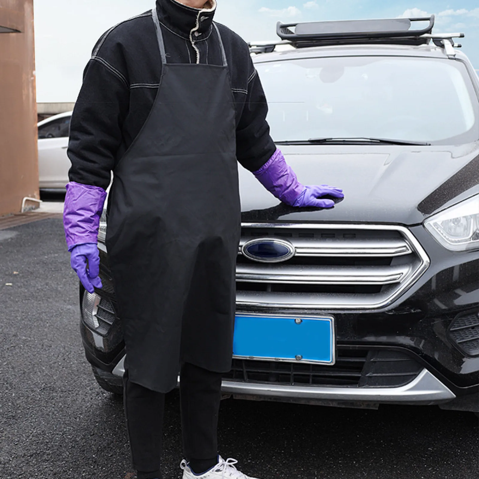 Car-Wash-Apron-Waterproof-PVC-Apron-Restaurant-Hotel-Kitchen-Aprons-Men ...