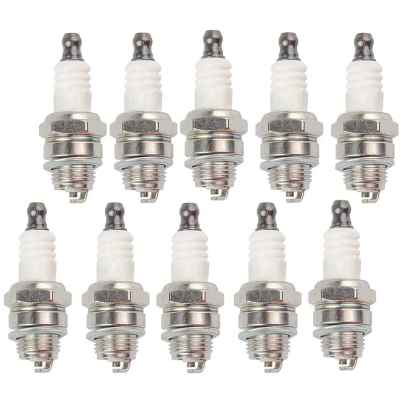 10pcs L7t Spark Plug For Trimmer Blower Chainsaw Brushcutter Strimmer ...