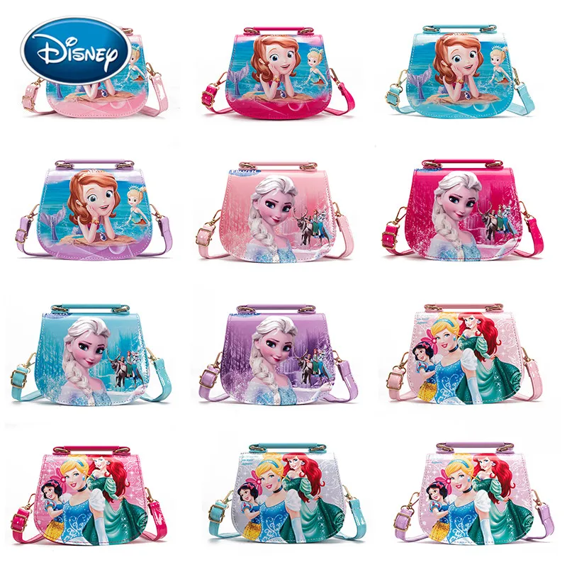 Disney-Frozen-Small-Bag-Elsa-Snow-White-Bell-Mermaid-Printed-Shoulder ...