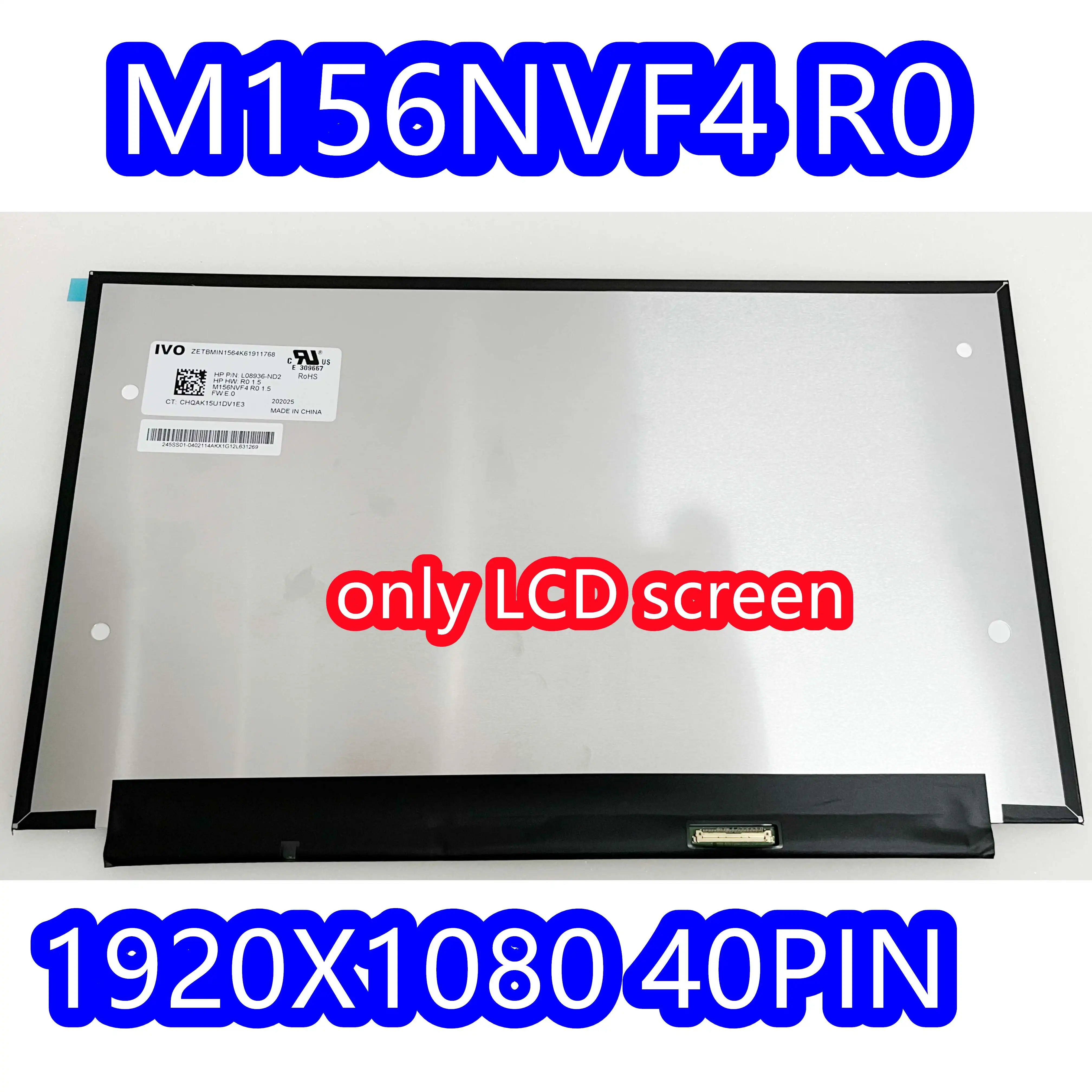 Original M156NVF4 R0 1.1 R0 1.5 15.6" 120Hz Laptop Lcd Screen Panel LED ...