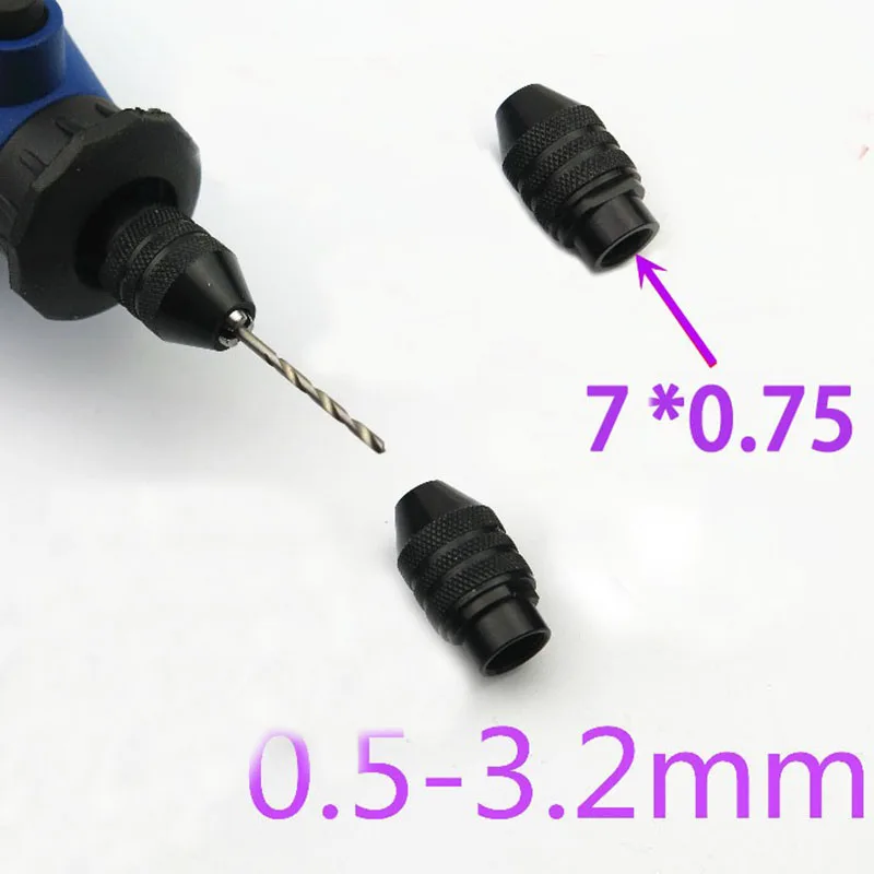 New Universal Multi Keyless Dremel Chuck for Rotary Tools Accessories 0 ...