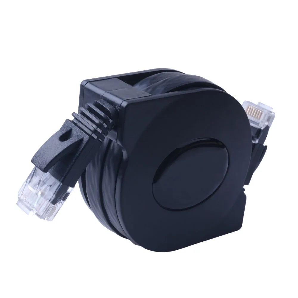 Elistooop Retractable Ethernet Network Cable Cat6 LAN Cord 1Gbps Full ...