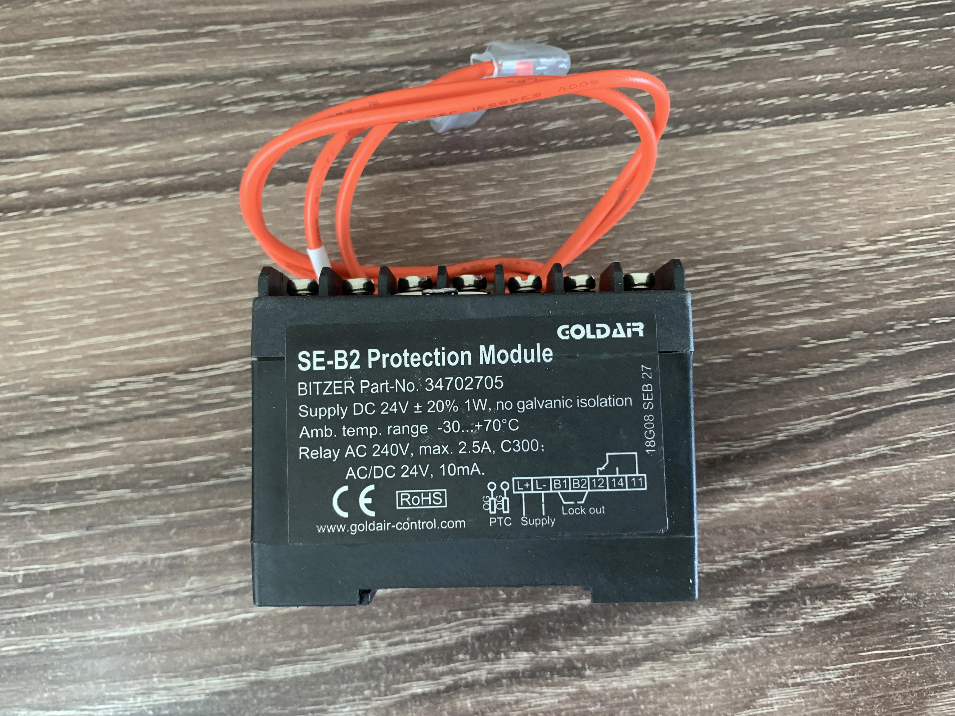 24VDC SE-B2 compressor protection module for bitzer part-no. 34702705 ...