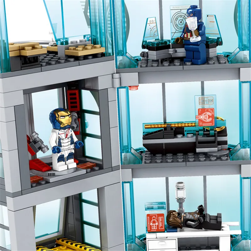 Sh678 Avengers Tower 7th Floor Building Blocks Marvel Super Heroes ...
