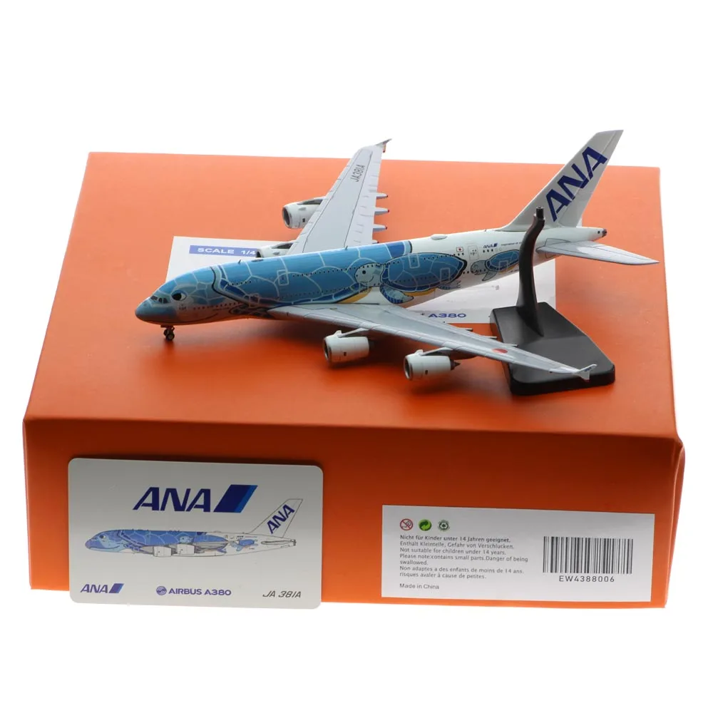 1-400-Collectible-Plane-JC-Wings-EW4388006-ANA-Airlines-Flying-Honu ...