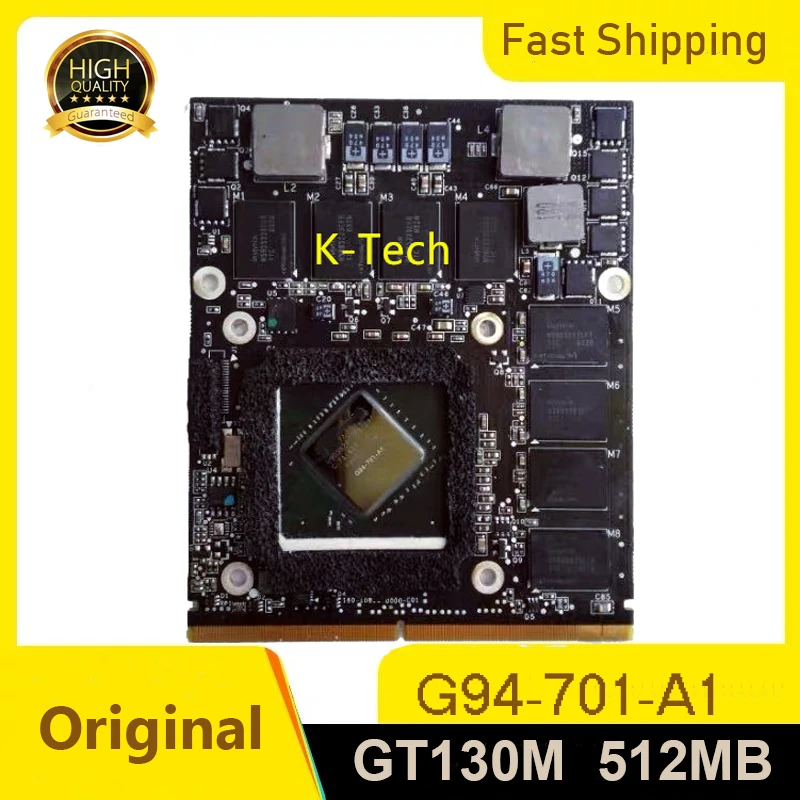 Original Gt130m Gt 130m G94-701-a1 Vga Graphic Video Card 512mb For ...