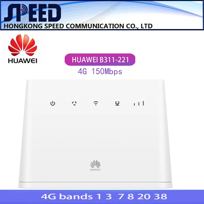Original 150mbps Huawei B311 B311s-221 4g Lte Cep Wifi Network Router ...