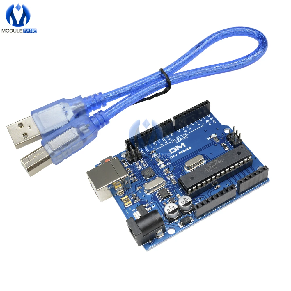 R3 ATmega328P 개발 보드 Atmega16U2 보드 모듈, USB 케이블과 호환 가능 I/O ISP 3.3V 5V ...