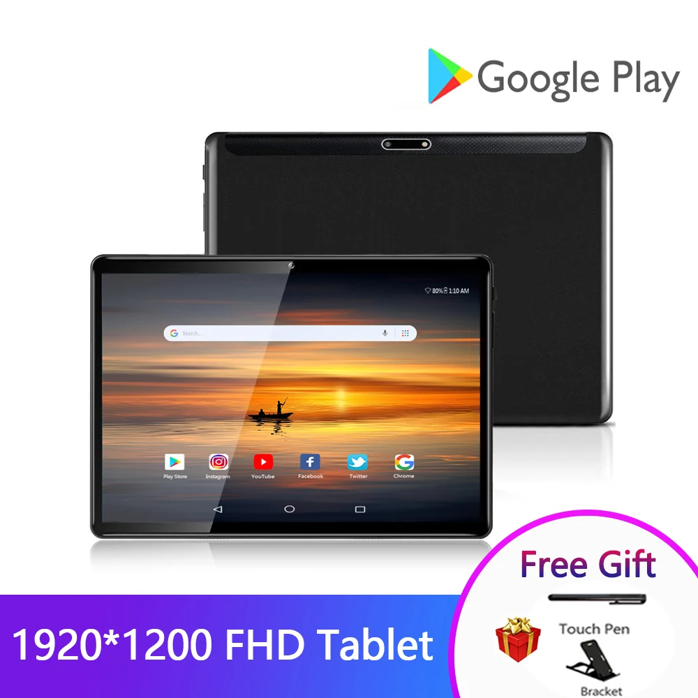 Zonko tablet 10 polegadas, android 9.0, 5g, wi fi, pc, 2gb ram, 32gb ...