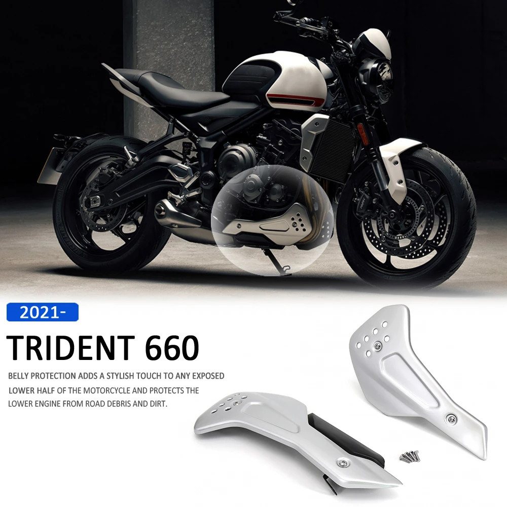 2021 New For Trident 660 Trident660 Motorcycle Accessories Engine Belly ...
