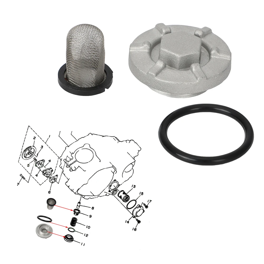 Extra Large Oil Drain Pan Oil Drain Plug 4HC 15351 00 00 For Yamaha 350 ...