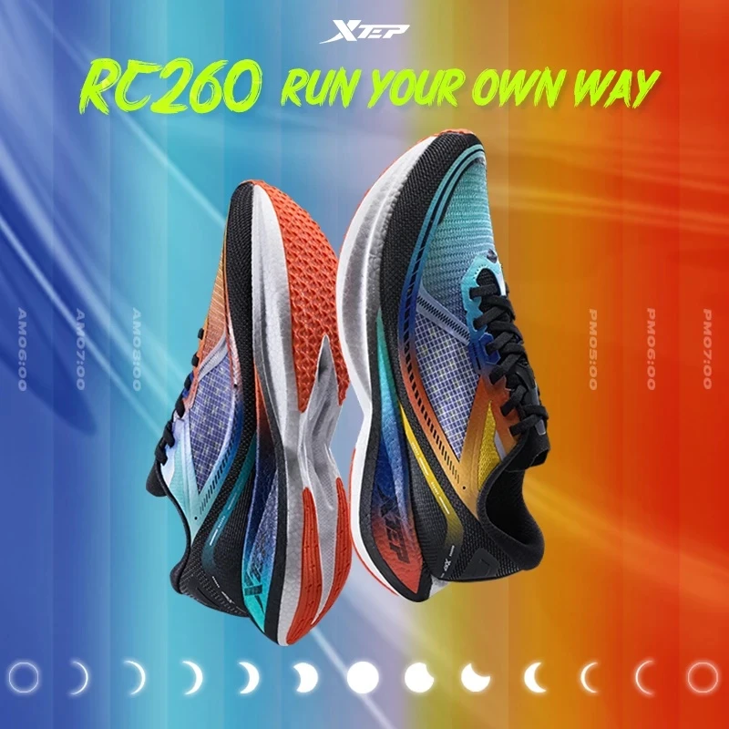 Xtep RC260 Men Running Shoes Professional Training Shoes Dynamic Foam ...