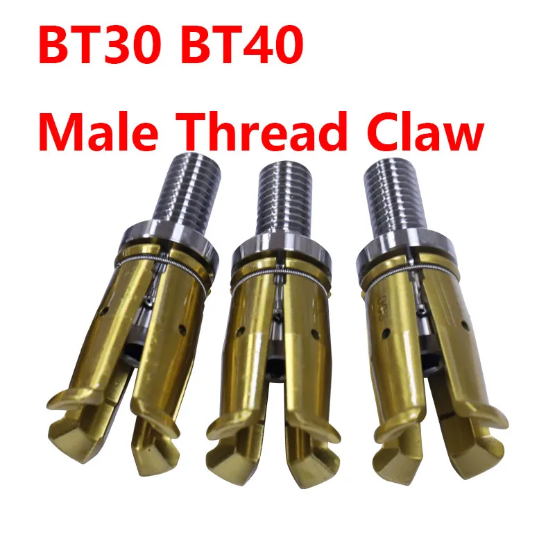 Male Thread 45 Degree Bt30 Claw Bt40 Grippers External Threaded Spindle ...