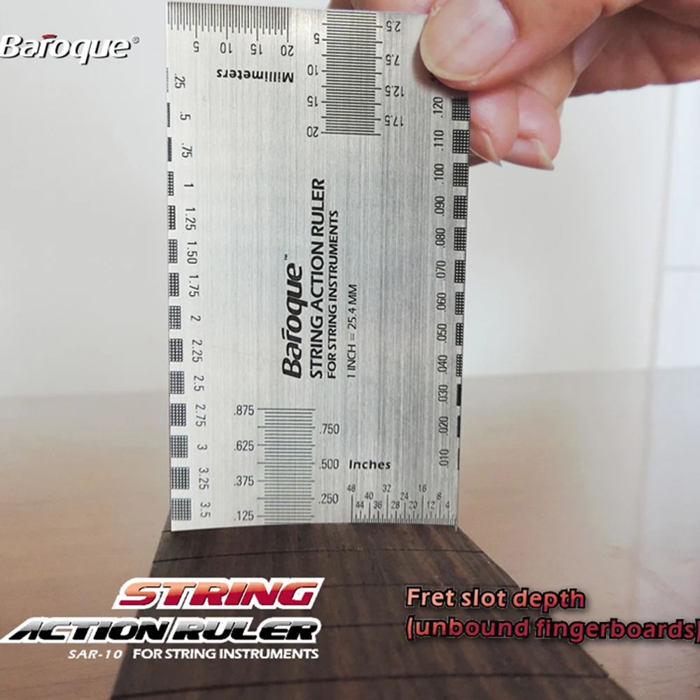 Electric Guitar String Action Ruler Gauge | Ruler Luthier Action Guitar ...