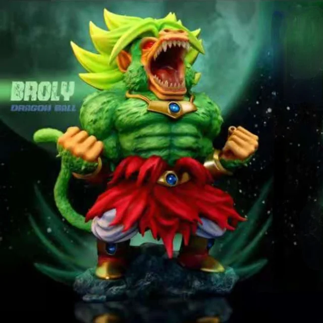 Chibi Gashapon, Mini Figura Broly Super Full Power con Luz - dragon ball