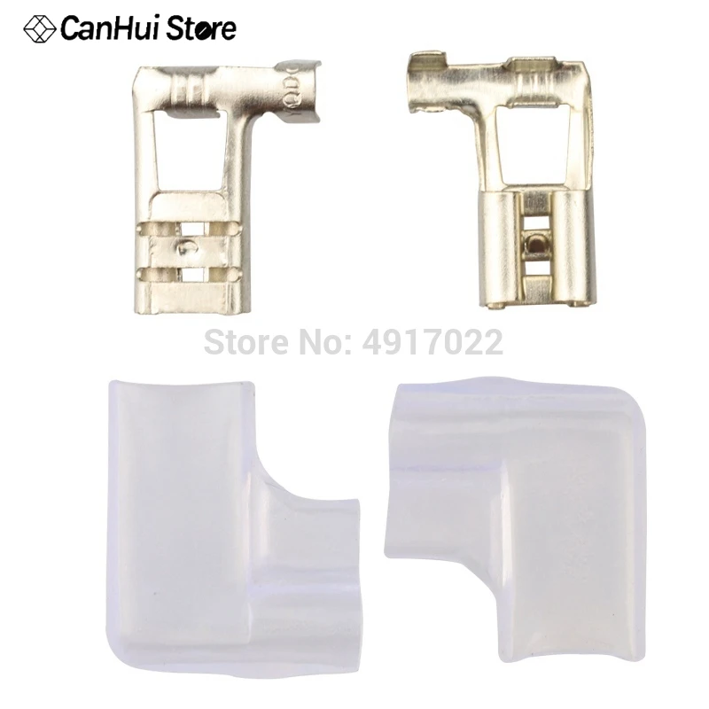 10set-20pcs-6-3mm-Right-Angle-Flag-L-Type-Crimp-Terminal-Spade ...