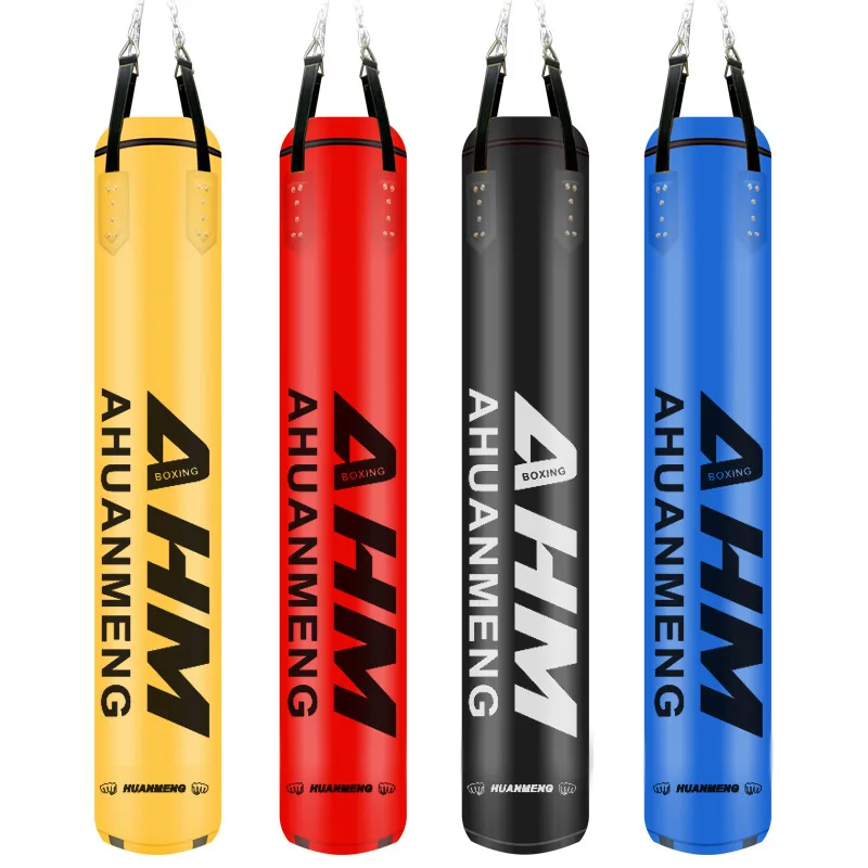 Height-120cm-PU-Leather-Hollow-Boxing-Sandbag-Thai-Boxing-Sand-Bag ...