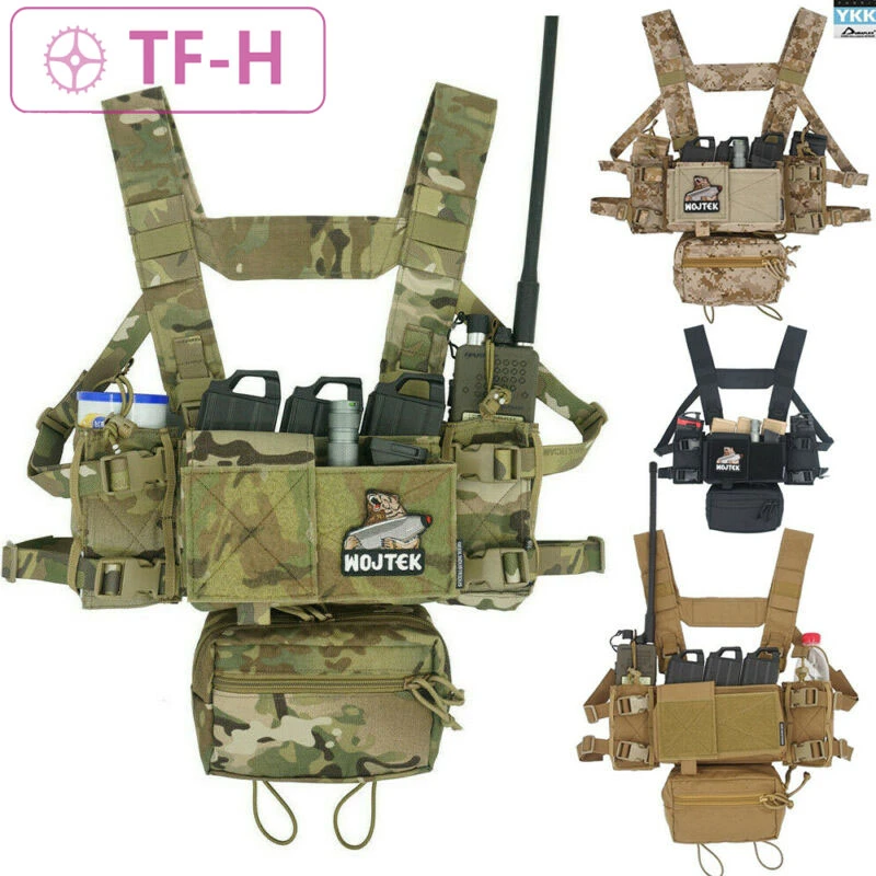 Tactical High End Version SS Micro Fight Chassis MK4 Chest Rig Set ...
