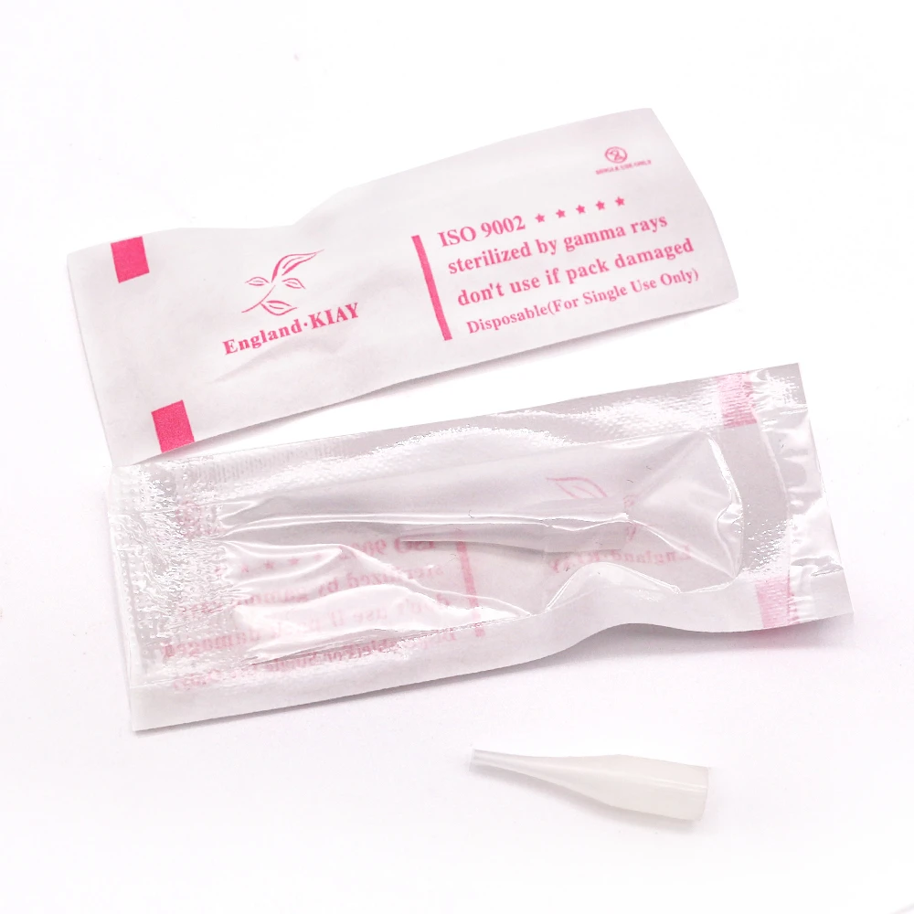 50 pcs Individual Package Small Spouts 1R Needle Tips For Permanent ...