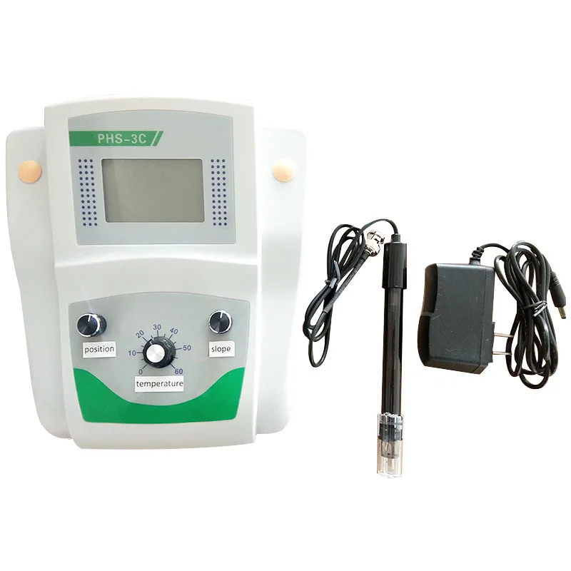 LCD-Digital-PH-Meter-Chemical-Lab-PHS-3C-Grade-Portable-Precise-Digital ...