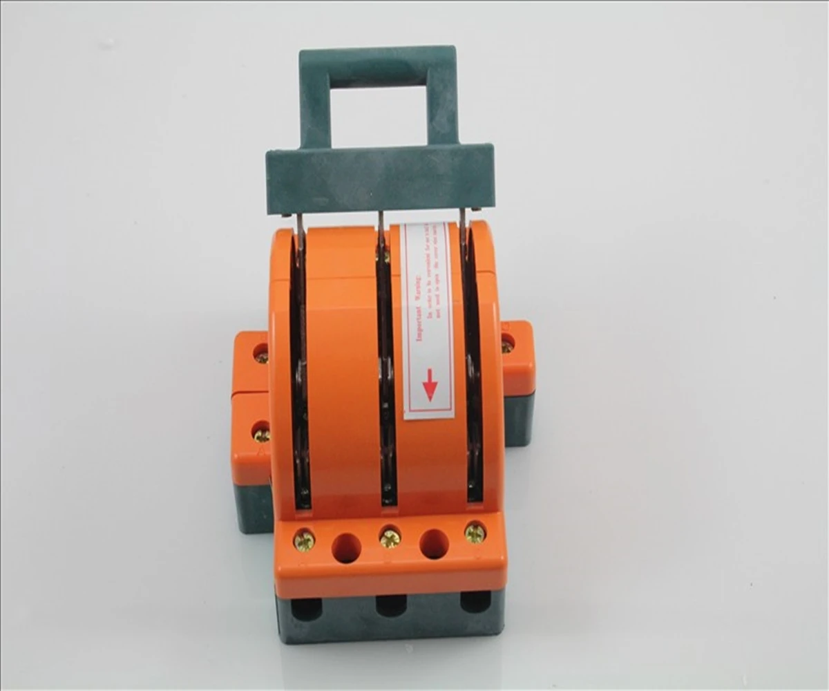 1PC 3P 32A 63A 100A 160A Three Pole Double Throw Knife Disconnect ...