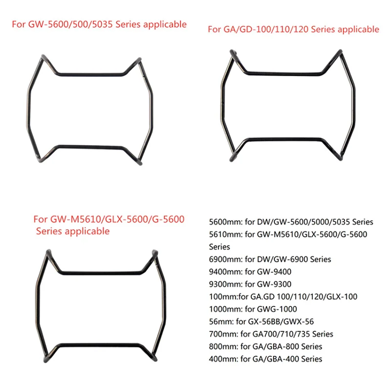 Anti-scratch-Metal-Wire-Guard-Bumper-Protector-for-Casio-Sport-Watch ...