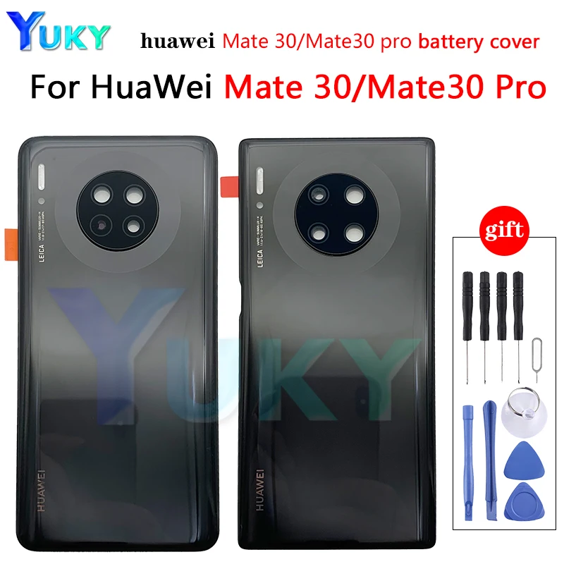 لهواوي Mate30pro غطاء البطارية ل Mate30 برو استبدال غطاء البطارية مع غطاء كاميرا ماتي 30 غطاء ...