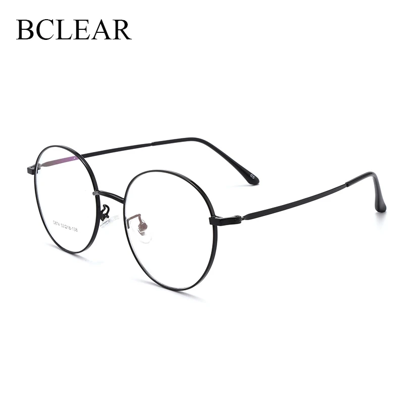 Vintage Gold Eyeglasses Frame | Gold Round Eyeglasses Frame | Bclear ...