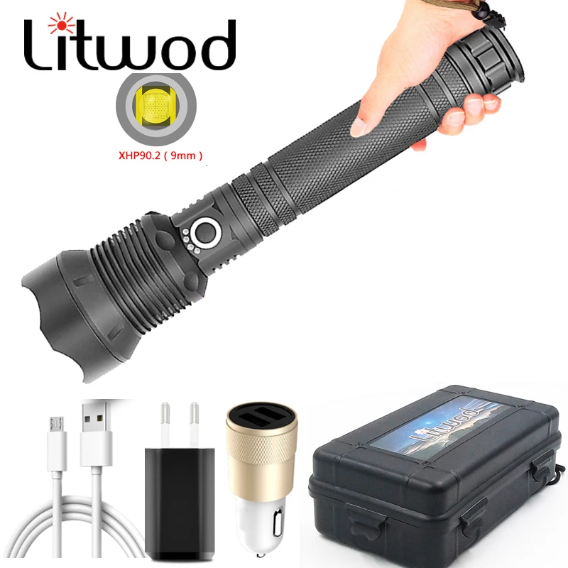 Cree XHP90.2 linterna Led con batería, nueva luz Original 2*18650 ...