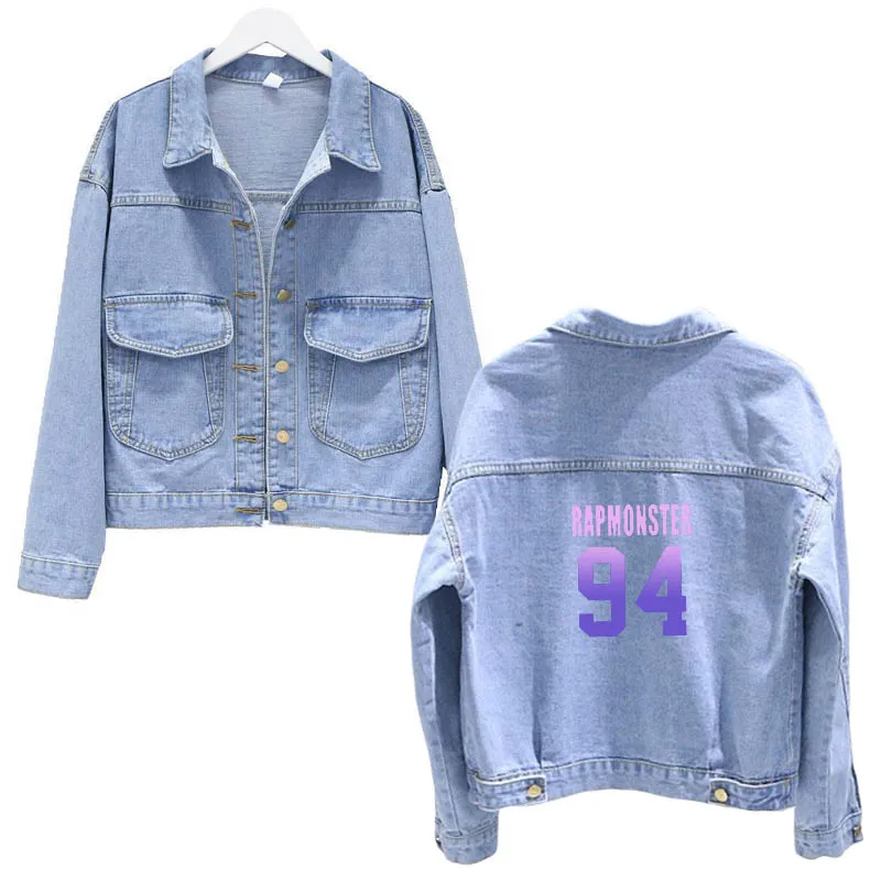 Buy BTS Blue Denim Jacket (Love Yourself Collection) Online