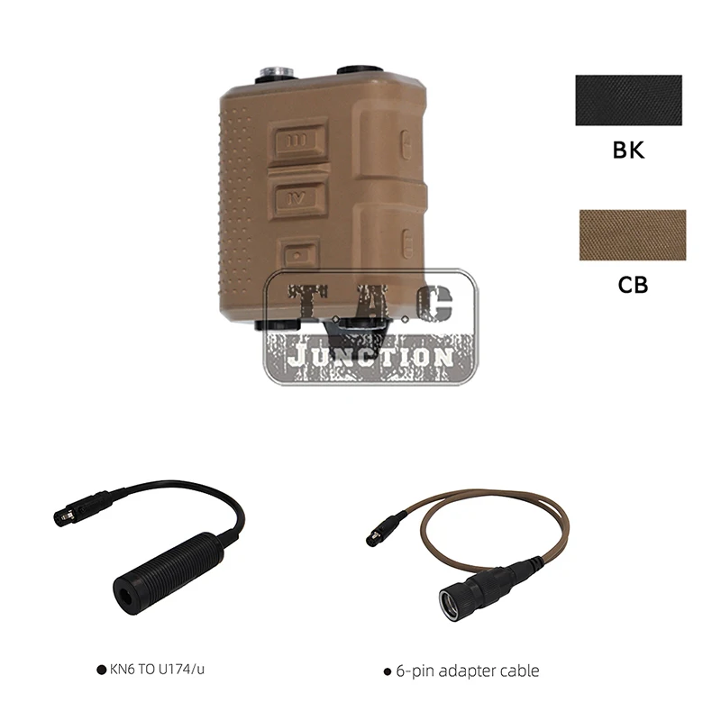 FCS-Tactical V60 PTT Transmitter Receiver Connector For AMP Comtac III ...