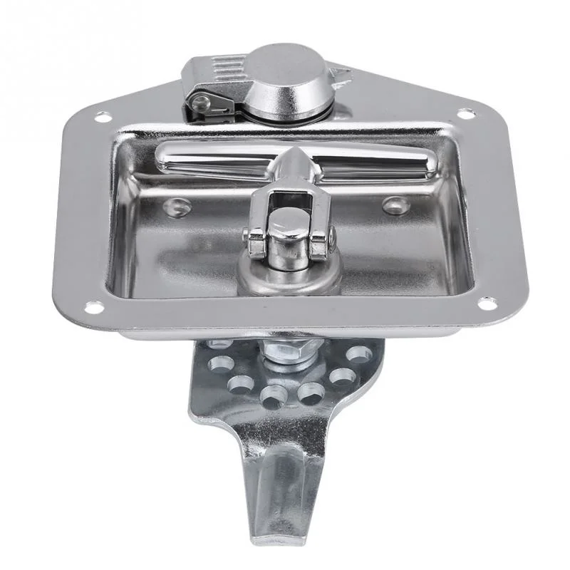 Stainless Steel Folding T-Shape Handle Lock Tool Box Keys Kit For Truck ...