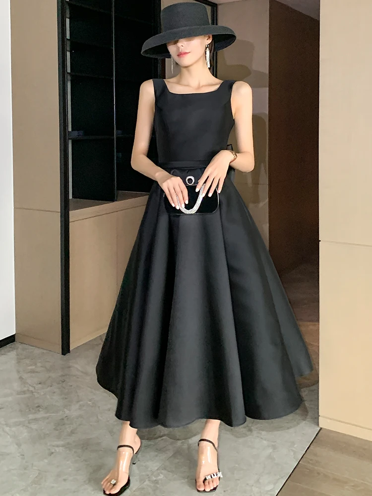 Elegant Black Cocktail Dress