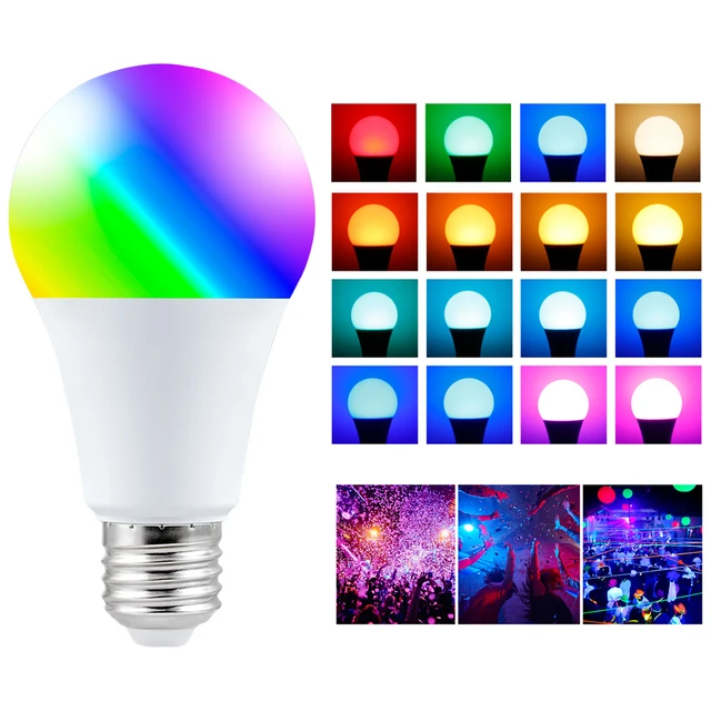 Neon Colored Light Bulbs