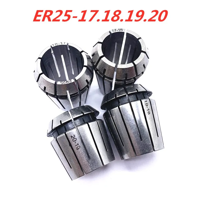 ER25 17 18 19 20mm CNC Machine Collet Chuck Endmill Cutting Tools Drill ...