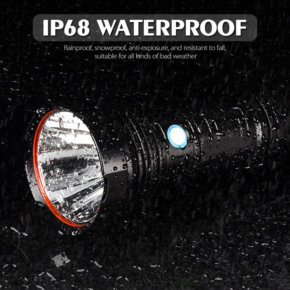 Most Powerful G2 LED searchlight flashlight waterproof torch USB ...