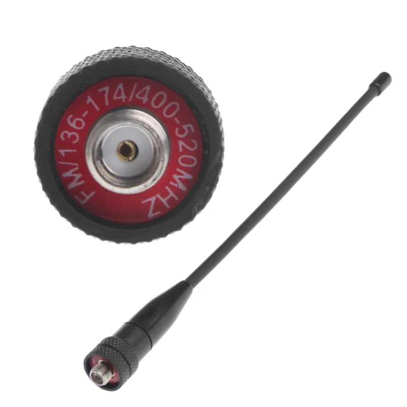 Antena de banda Dual para walkie talkie baofeng, SMA F hembra, UHF, VHF|Antenas de ...