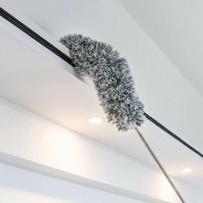 Выдвижная микрофибра телескопическая ручка пыли очиститель Гибкая Чистящая Щетка для дома Qp2