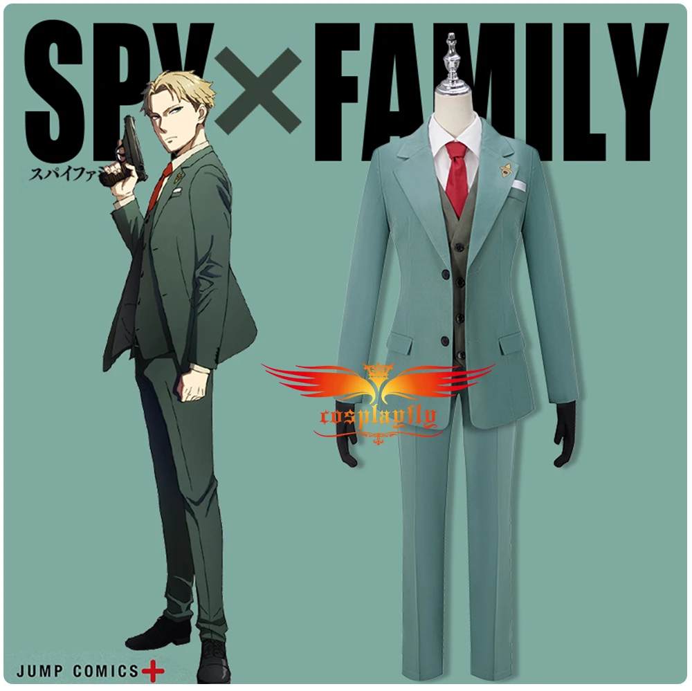 Anime Spy×family Loid Forger Cosplay Costume Adult Women Men Uniform ...