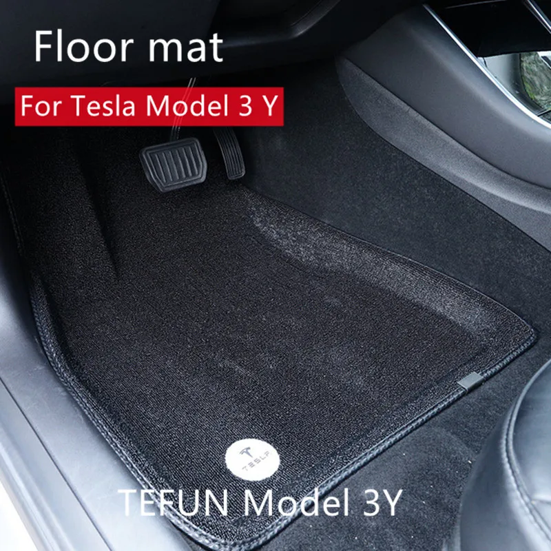 Fully Surrounded Special Foot Pad For Tesla Model 3 Y Car Waterproof ...